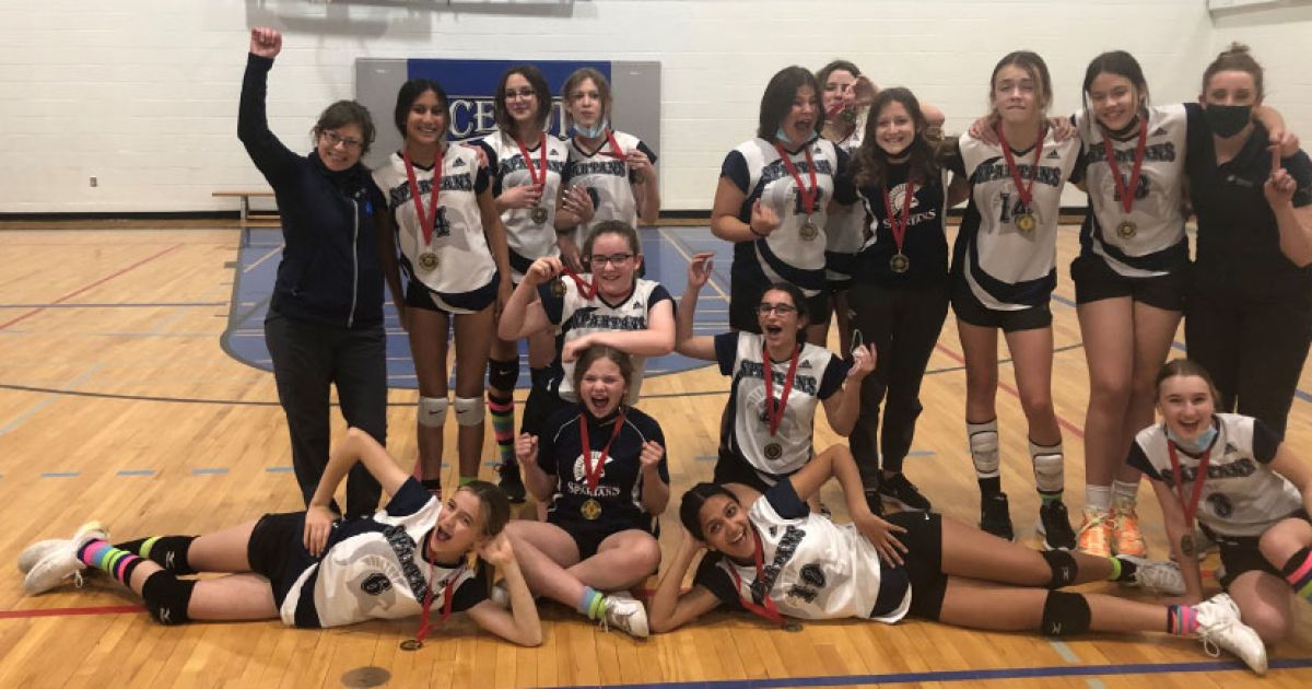 Junior B Girls Volleyball - League Champions