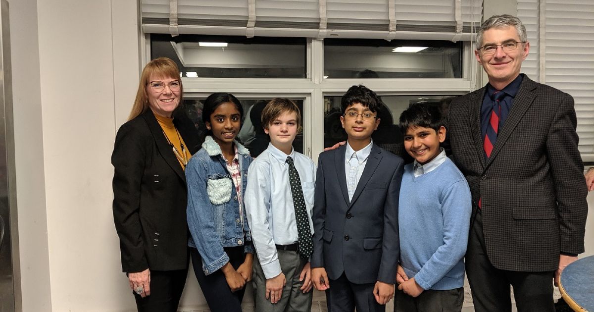 Middle School Debate competes at Queen Elizabeth High School