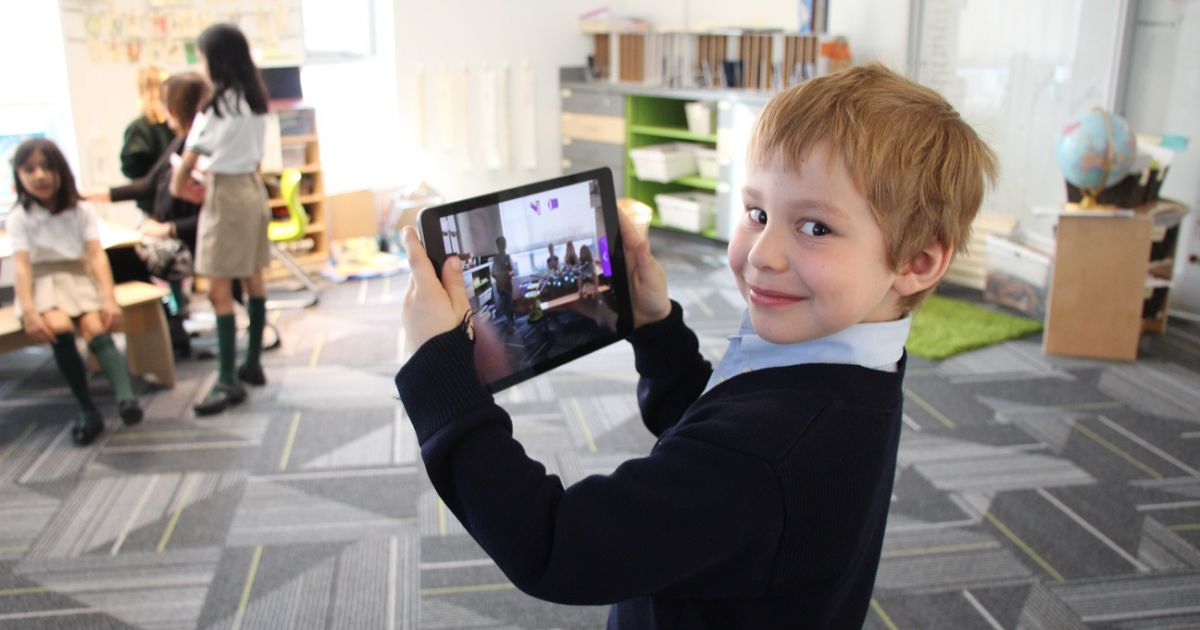 Grade 1 students connect with people and communities